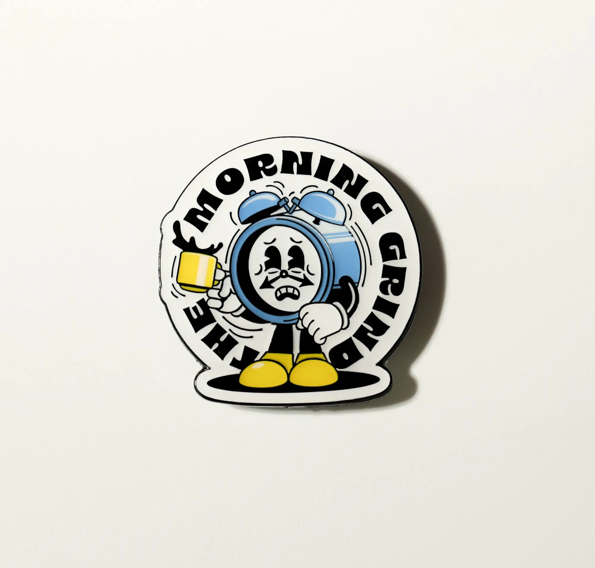 Morning Grind Pin Badge – RAVE Coffee